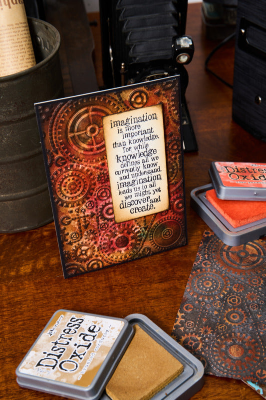 Sizzix - Tim Holtz - Multi Level Textured Impressions Embossing Folder ...