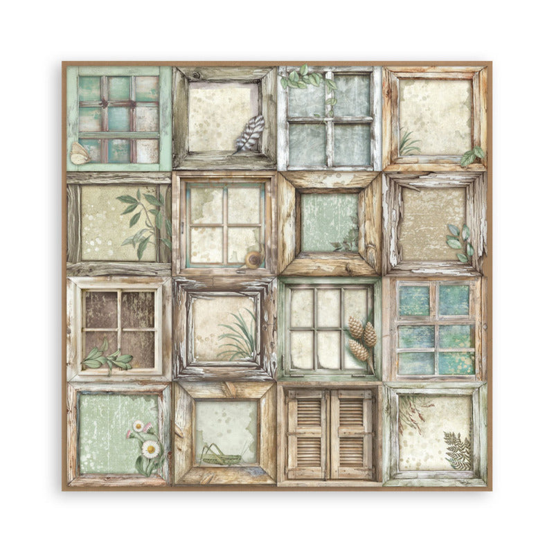 Stamperia - 8X8 Maxi Paper Pad - Herbarium Silvae - TEMPORARY PRE ORDE ...