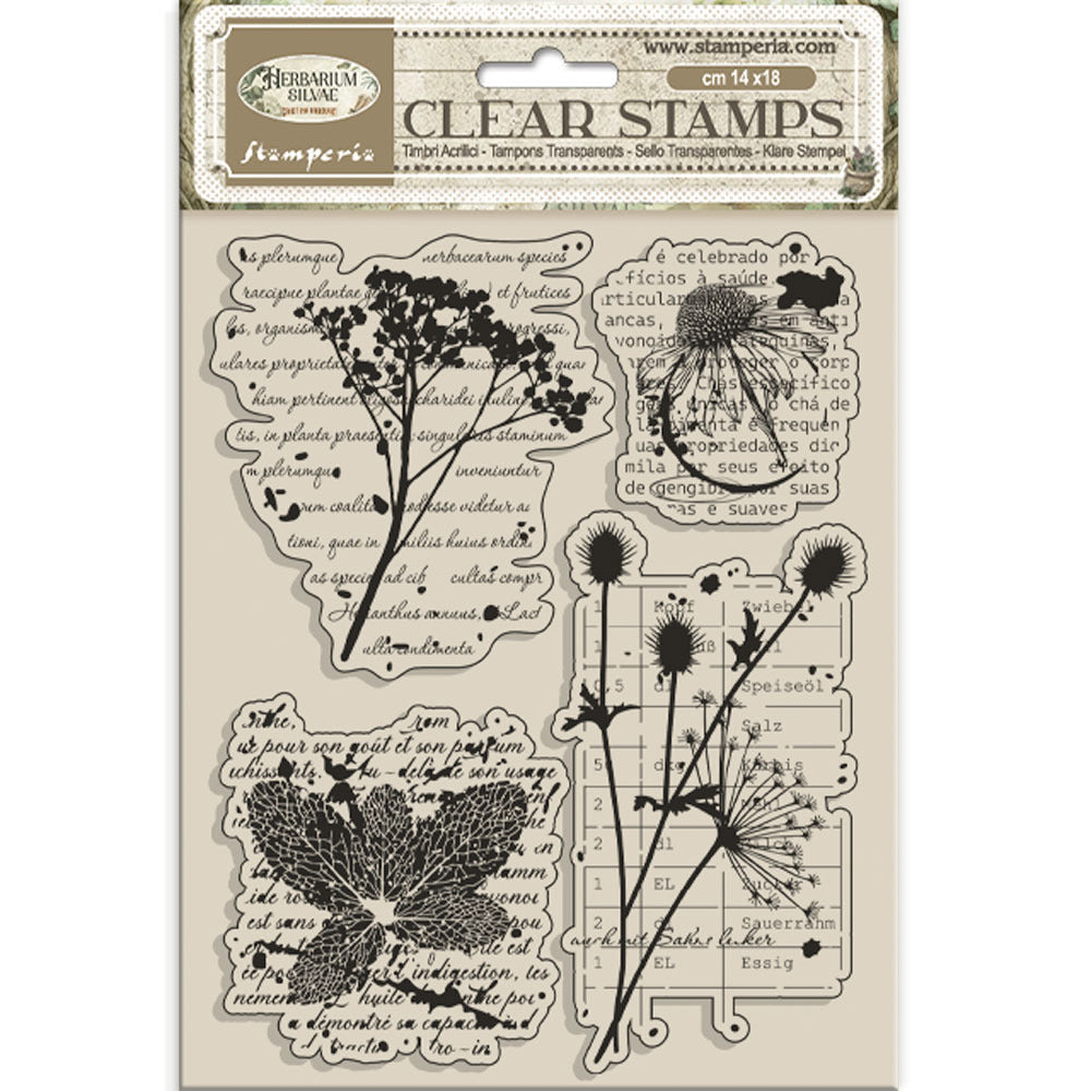 Stamperia - Clear Stamp - Herbarium Silvae - Botanic - TEMPORARY PREO ...