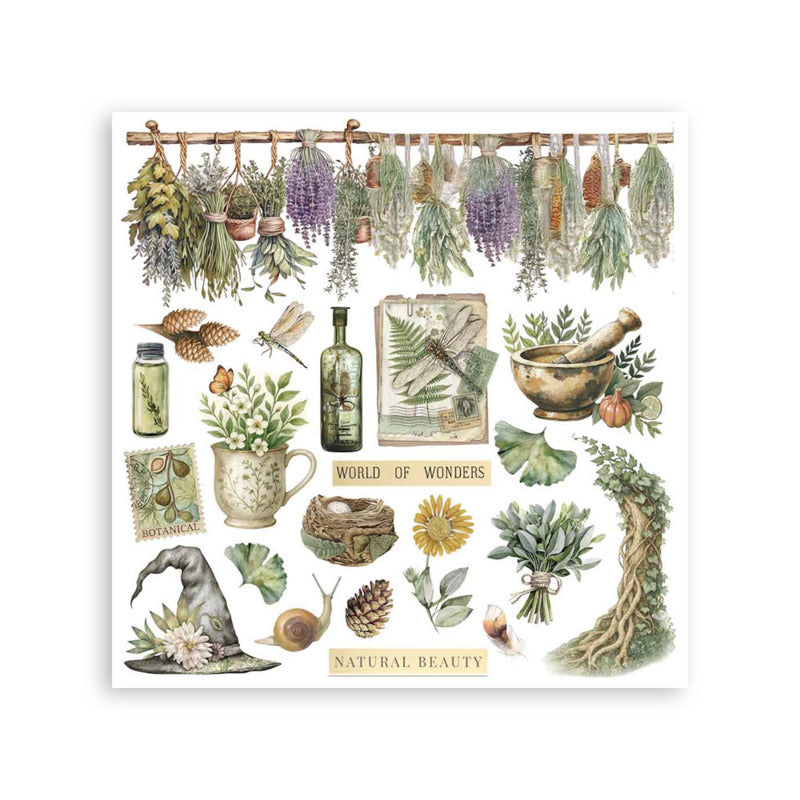 Stamperia - Rub-on Kit - Herbarium Silvae - TEMPORARY PRE ORDER ...