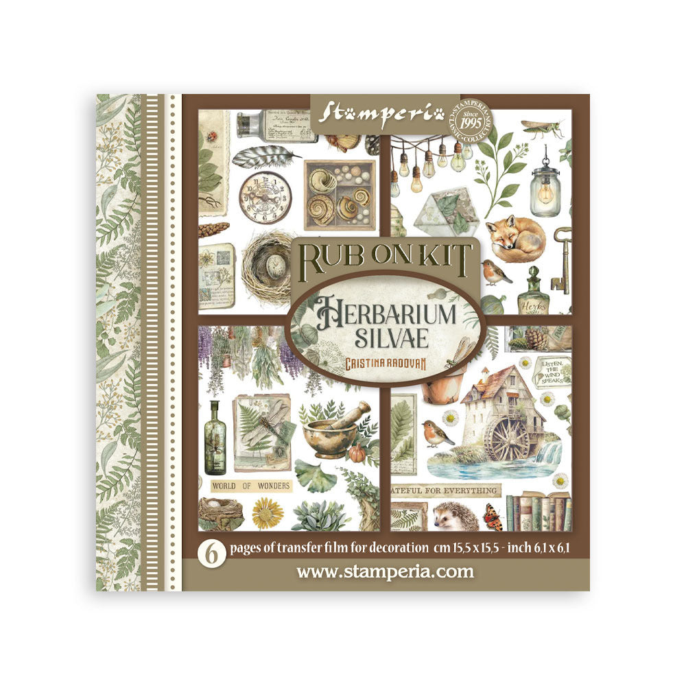 Stamperia - Rub-on Kit - Herbarium Silvae - TEMPORARY PRE ORDER ...