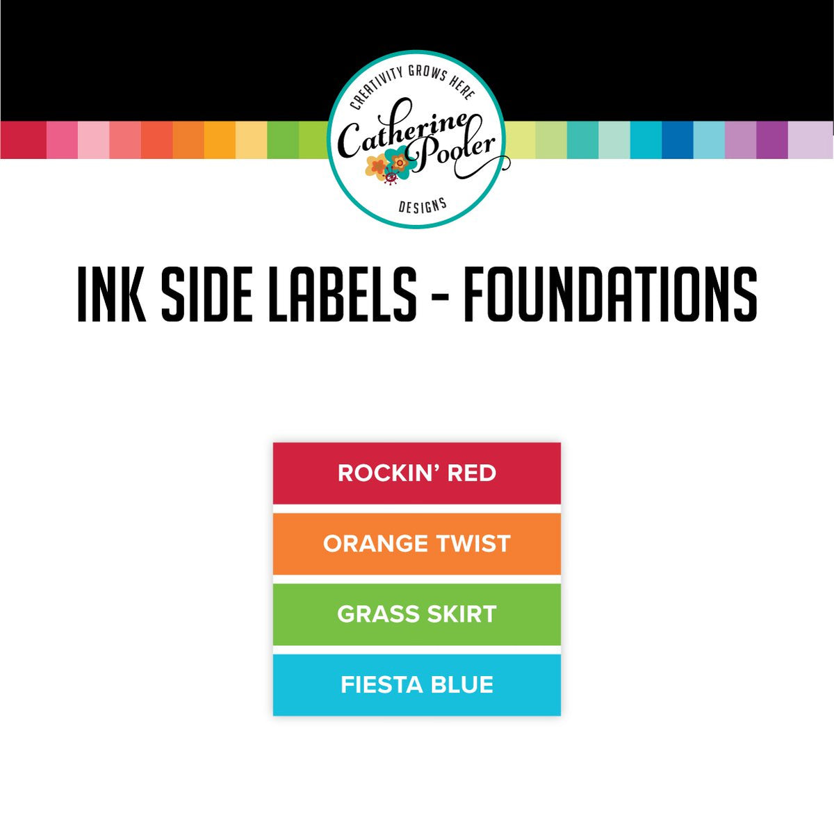 Catherine Pooler - Foundations Ink Pad - Side Labels – Embellish Away